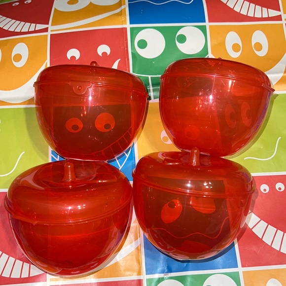 Target | Kitchen | New Set Of 4 Bullseye Playground Apple Keeper Fruit ...